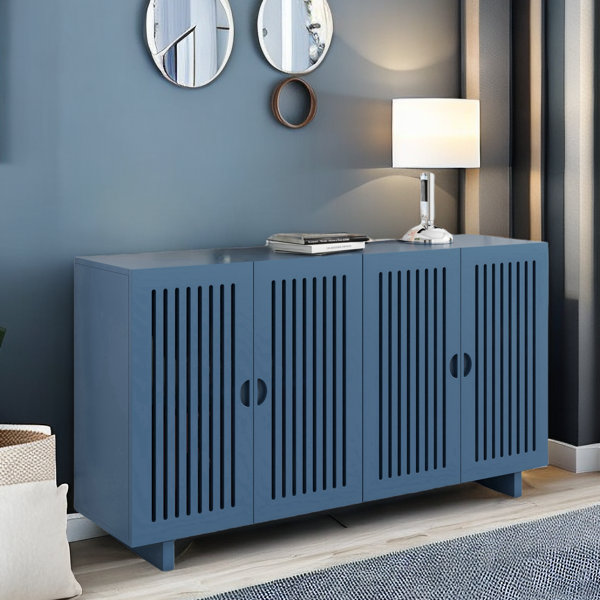 Ebern Designs Hefter Modern Style Sideboard with Superior Storage Space, Hollow Door Design and ...